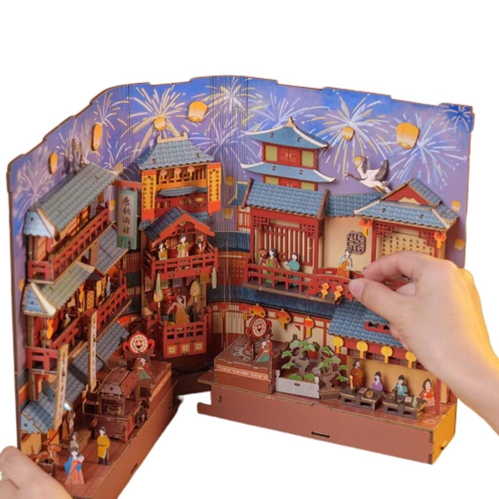 China Poetry of the Tang Dynasty DIY Book Nook Kit - kingstora.com